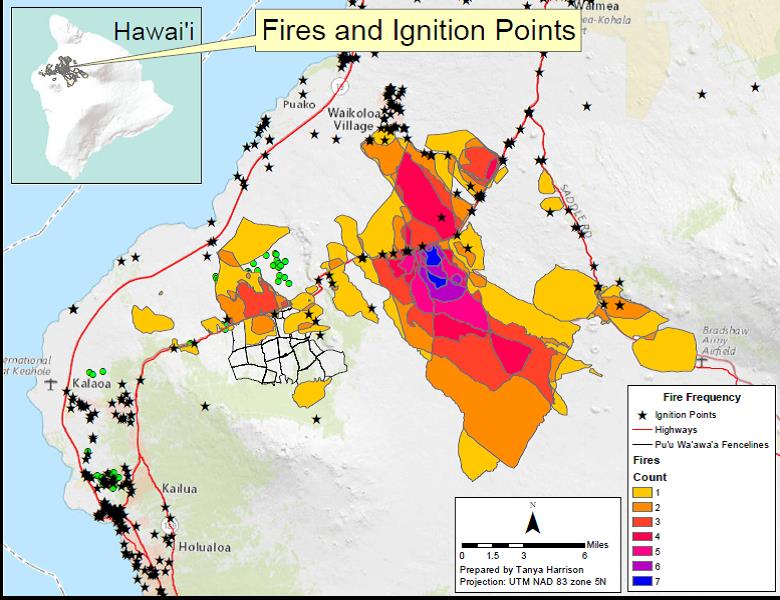 Wildfire Threat – Nahelehele Dryland Forest Restoration